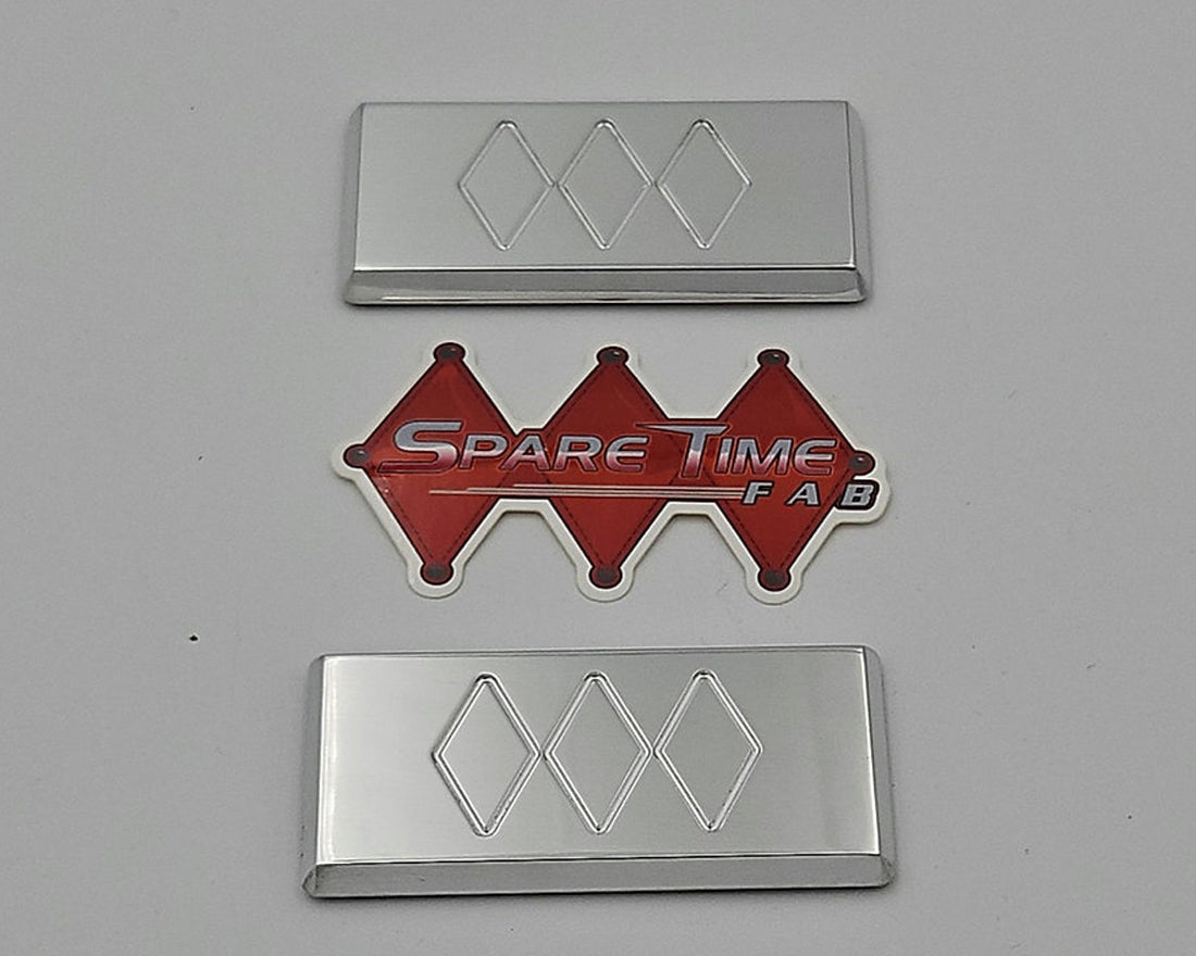 Spare Time Billet - Chevy | GMC 1988-1998 Billet OBS Cab Emblem Pair ...