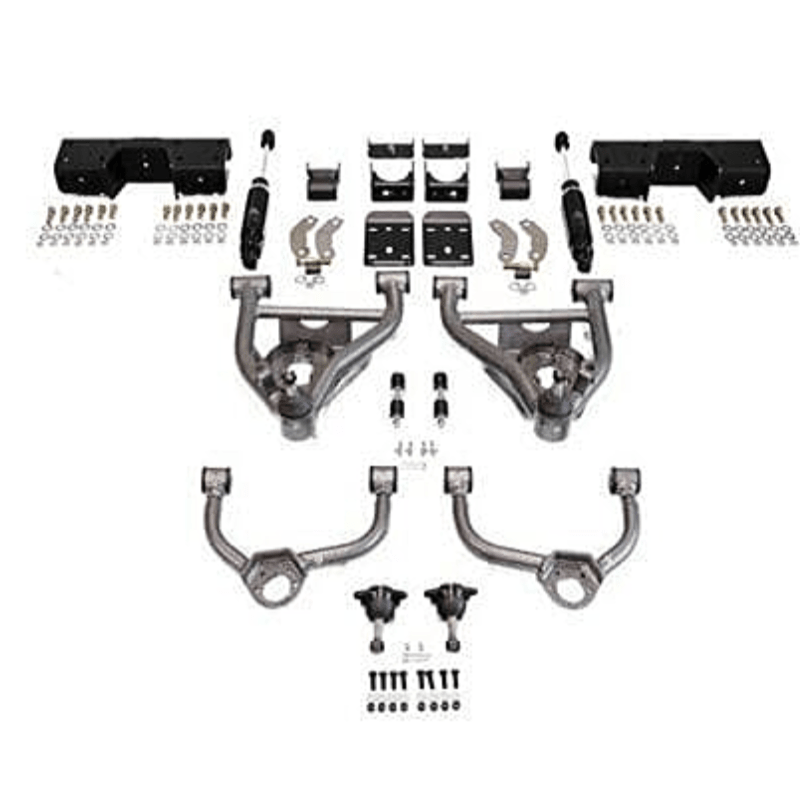 1988-1998 C1500 3/5 LOWERING KIT W/ BOLT ON C-NOTCH – LG Billet USA