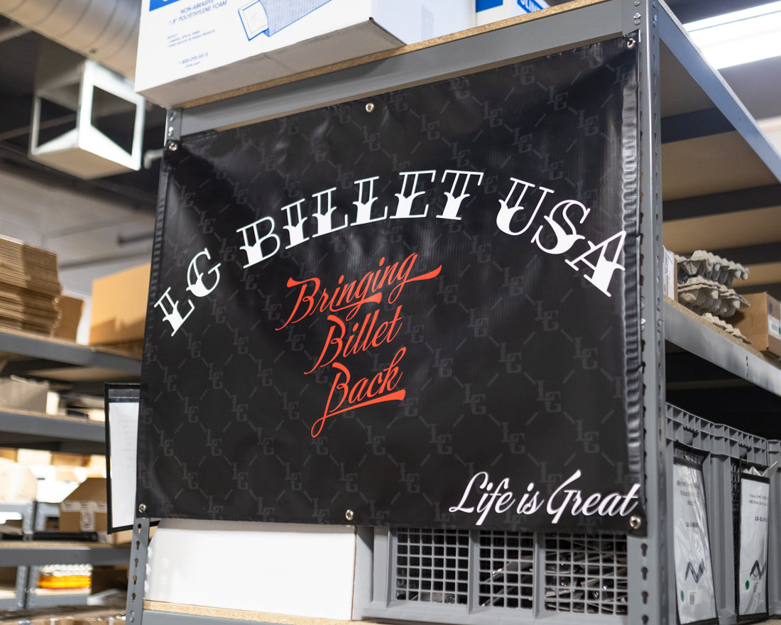 LG Billet USA Shop Banner - Bringing Billet Back