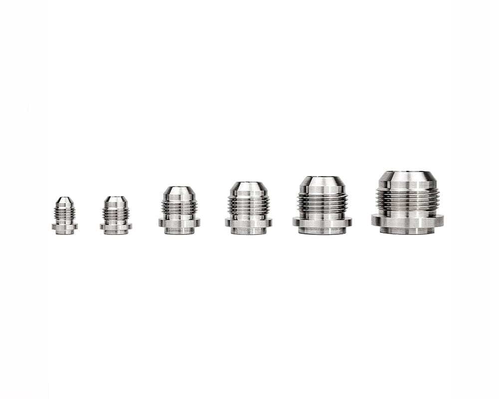 AN Male Weld Bungs, 304 Stainless Steel | LG Billet USA