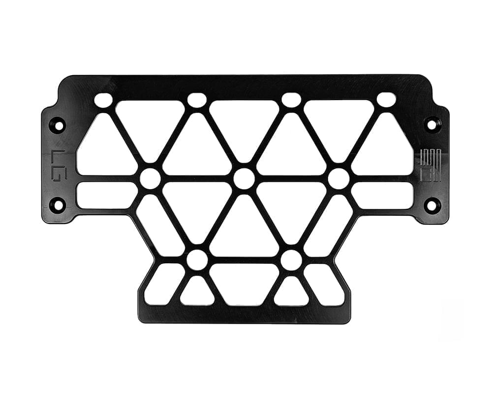 Billet Interstate MT-24F Battery Mount, Grid Top | LG Billet USA