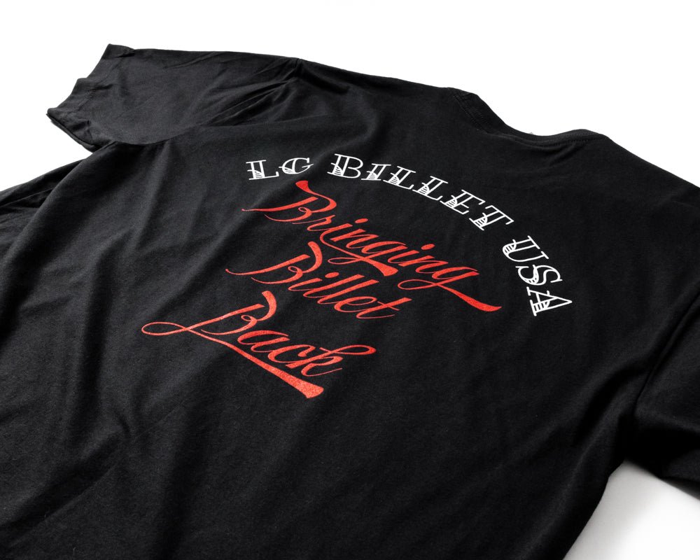 Black Bringing Billet Back T-Shirt | LG Billet USA