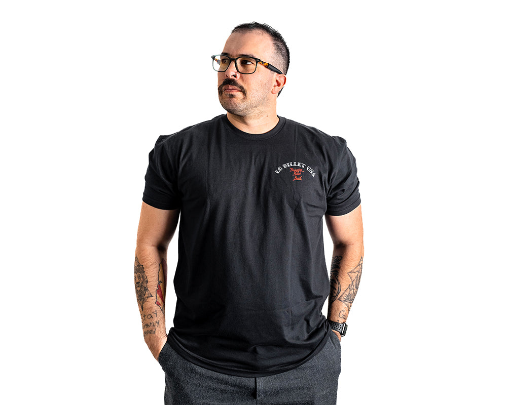Black Bringing Billet Back T-Shirt – LG Billet USA